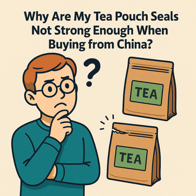 Why Tea Pouch Seals Are Weak When Buying from China | Causes & Solutions
